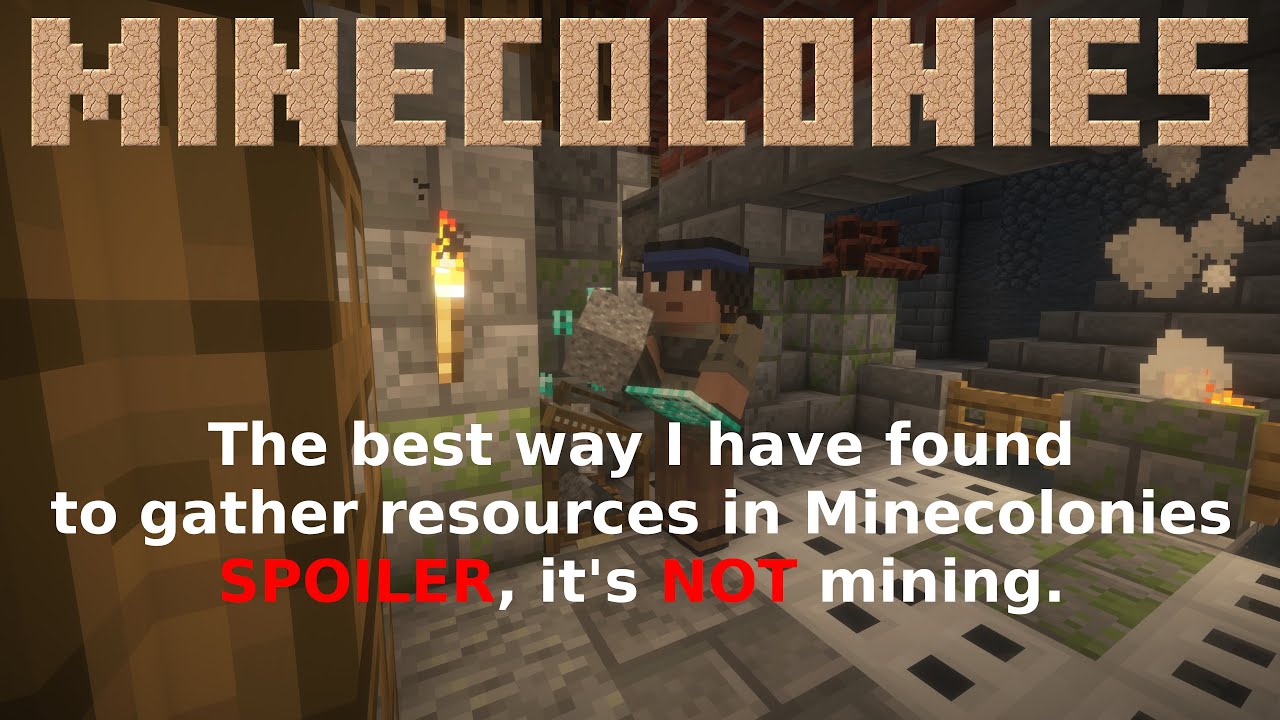 Minecraft: Minecolonies, Optimizing resource generation. - YouTube