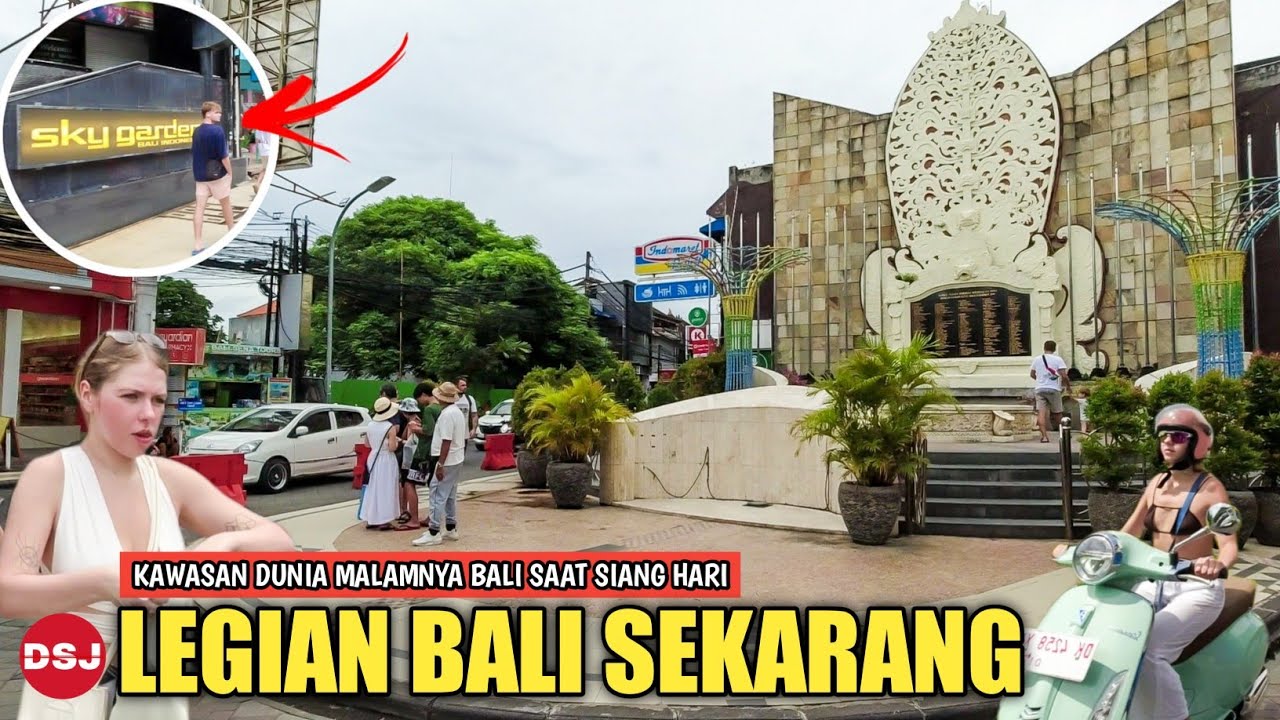 TERBARU!! MELIHAT LEGIAN KUTA BALI HARI INI, Situasi Jalan Legian Bali ...