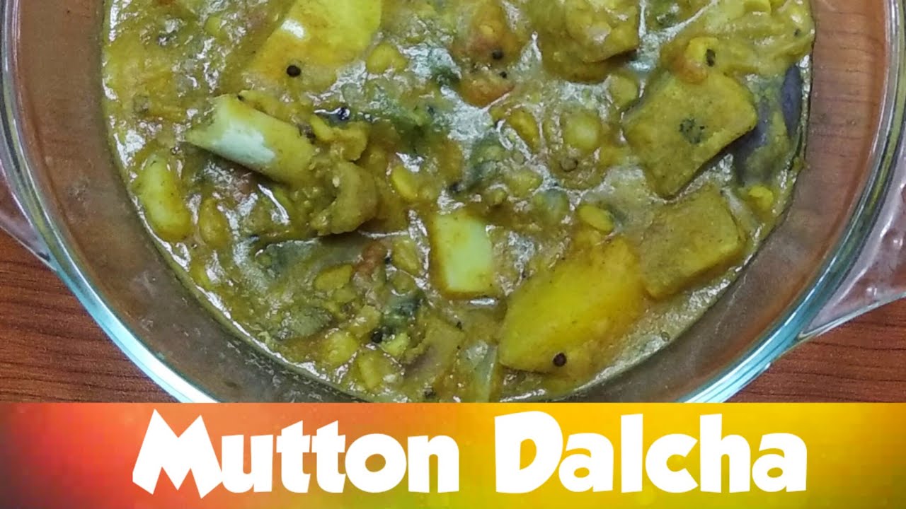 Mutton Dalcha II How to make Mutton Daalcha for Biriyani - YouTube