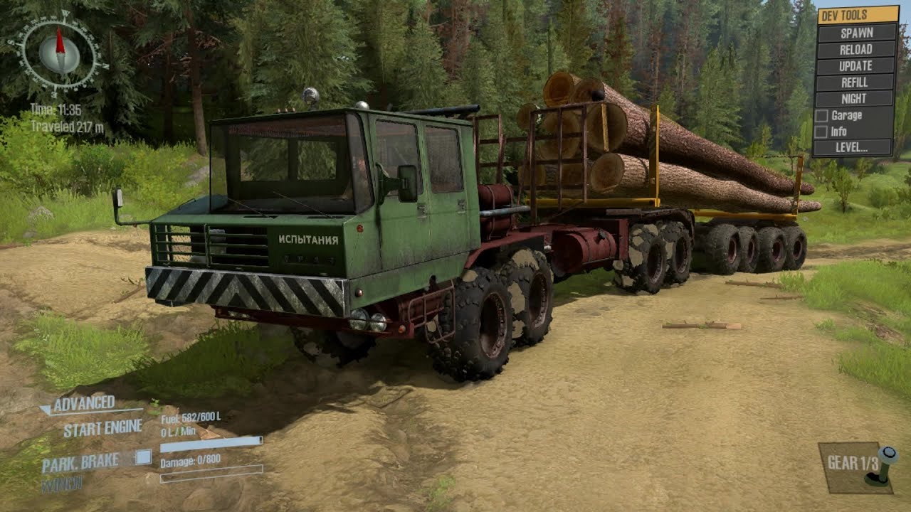 Mudrunner Truck Driving in Mud | Spintires Mudrunner | Engineer ...