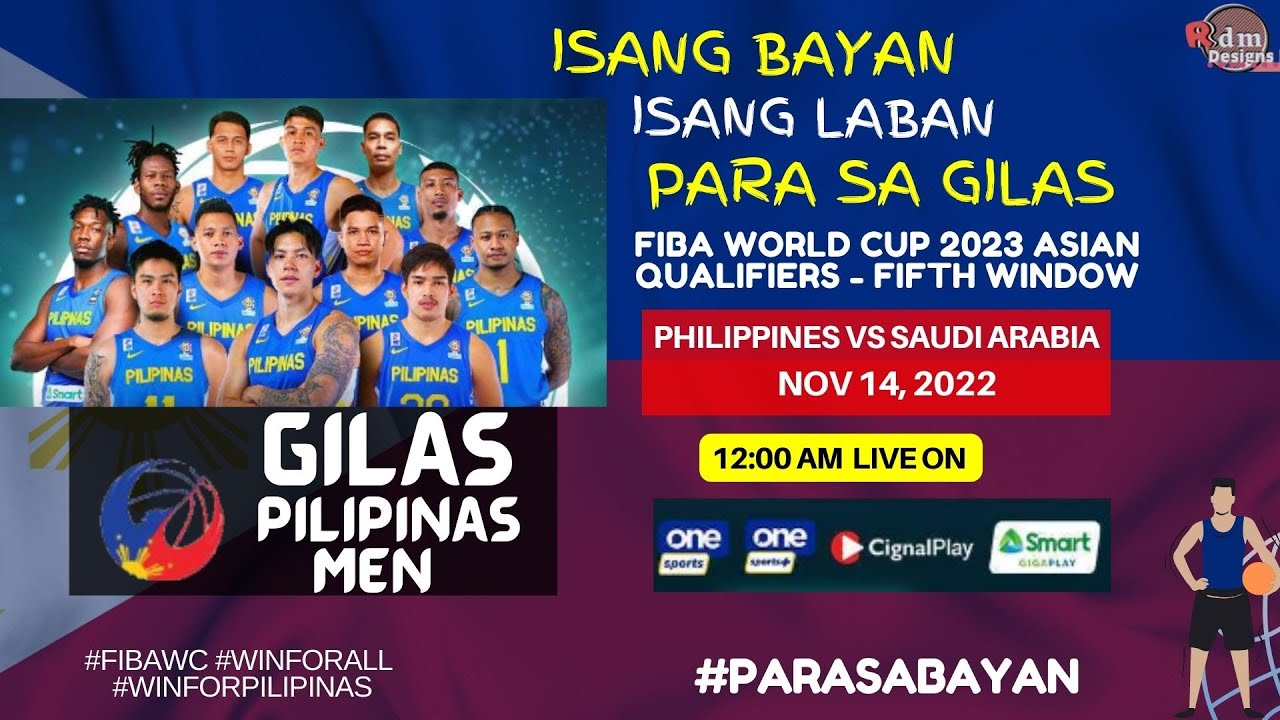 Gilas Pilipinas Game Schedule November 14, 2022 | Fiba World Cup ...