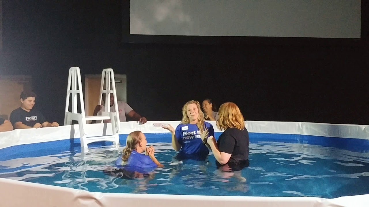 Life Church - Baptism pool Wellington Host Team. - YouTube
