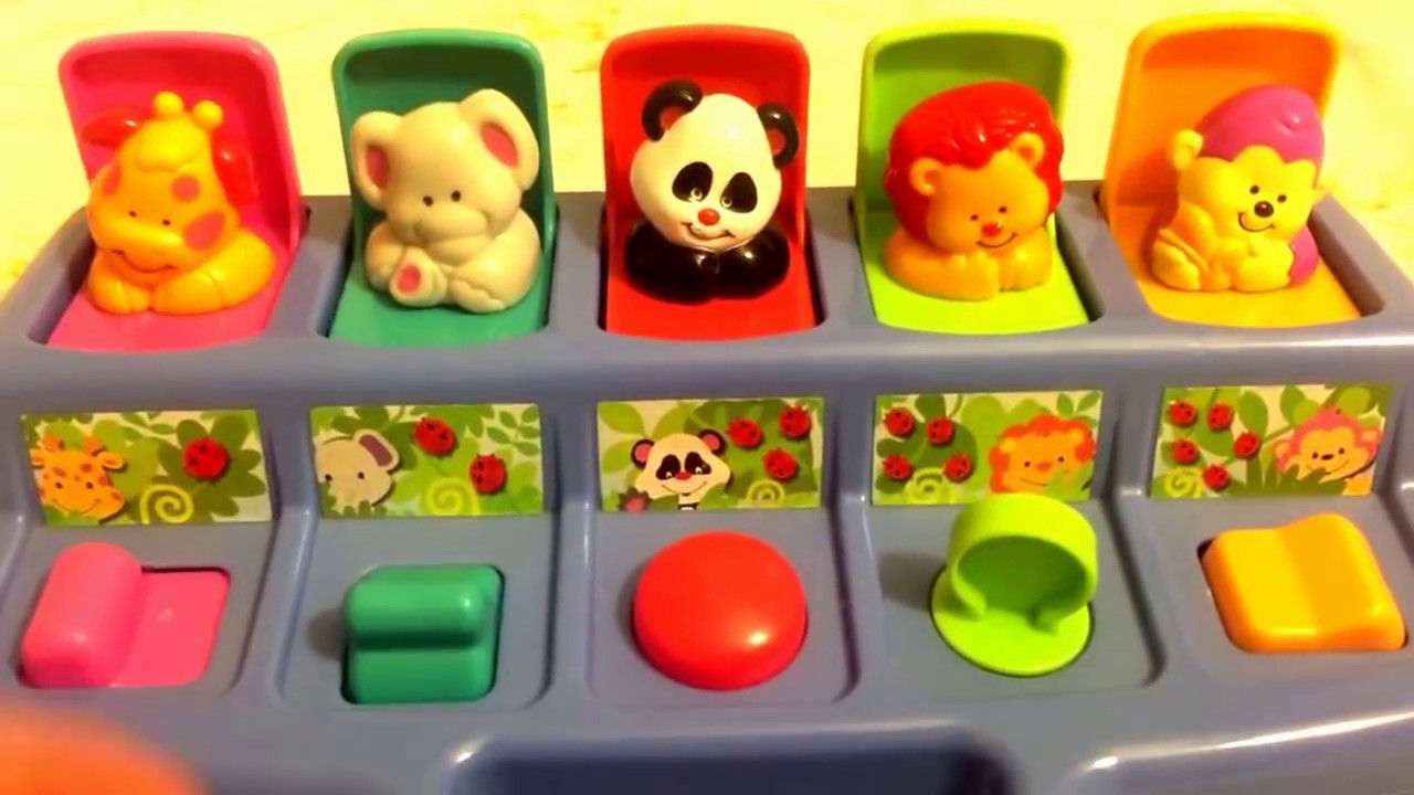 baby animals pop up toy by playskool - YouTube