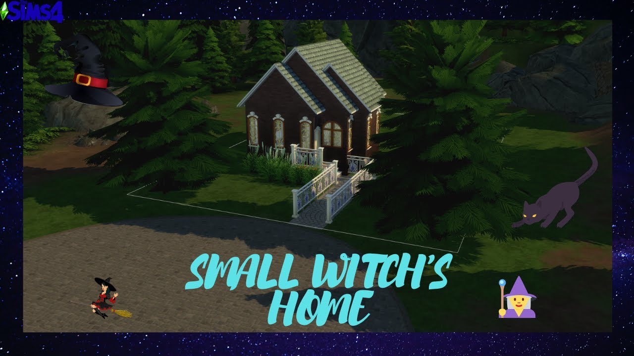 Sims 4 | Speedbuild | Small Witch's Home - YouTube