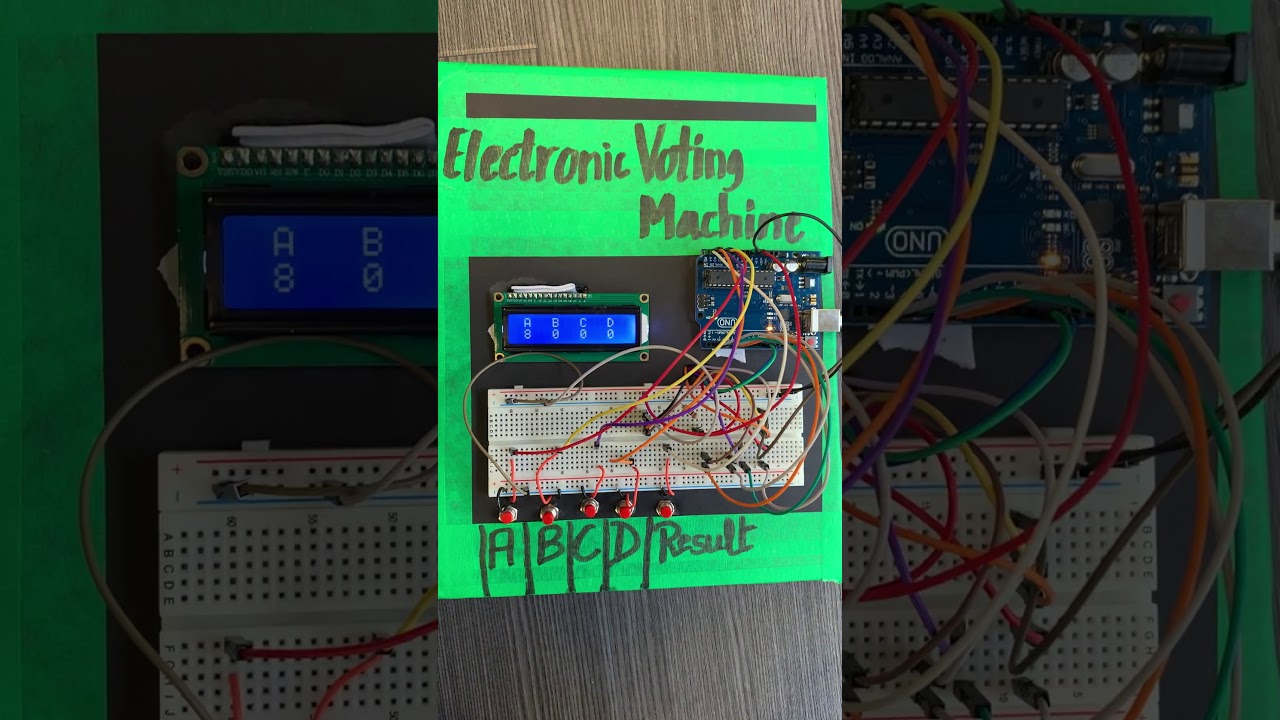 Smart Electronic Voting Machine Using Arduino Uno Board - YouTube