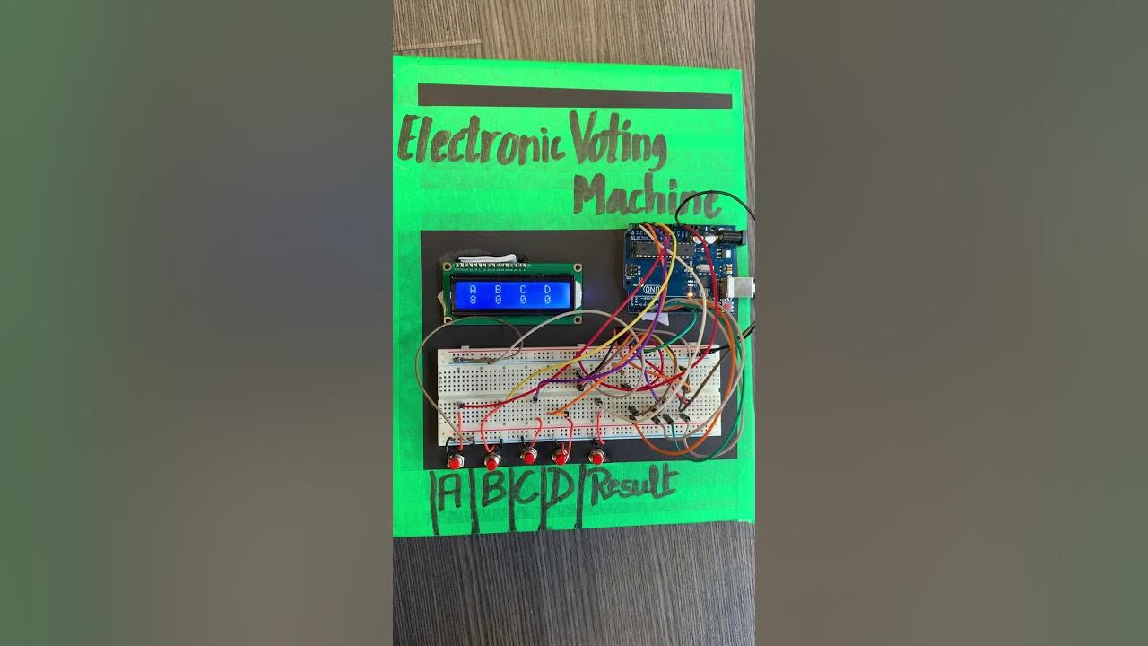 Smart Electronic Voting Machine Using Arduino Uno Board - YouTube