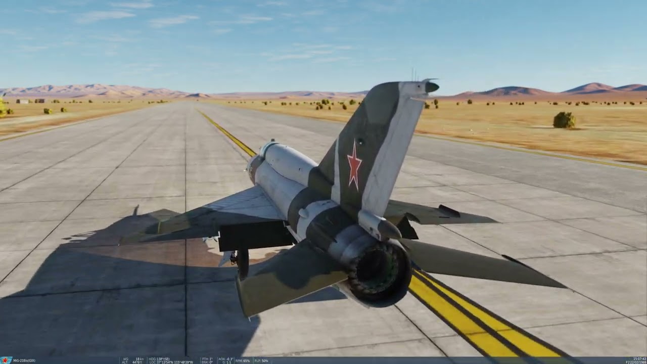 DCS MiG-21 bis Constant Peg campaign, Mission 01 "Fam Flight" - YouTube