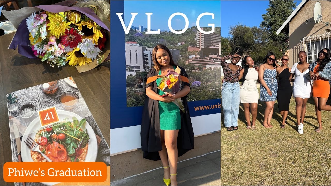 VLOG: Phiwe’s Graduation👩🏻‍🎓🧡 | UNISA | Celebratory Braai | Storytime | #roadto700subscribers ...