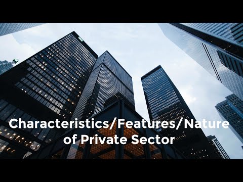 Characteristics of Private Sector - YouTube