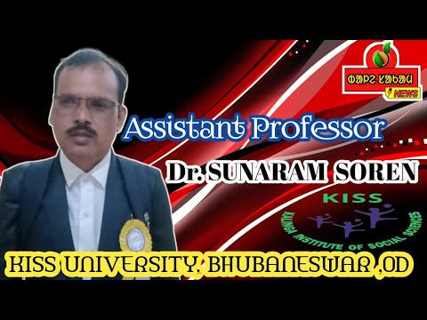 Assistant Professor Dr Sunaram Soren speech in OLCHIKI Development//KISS UNIVERSITY ...