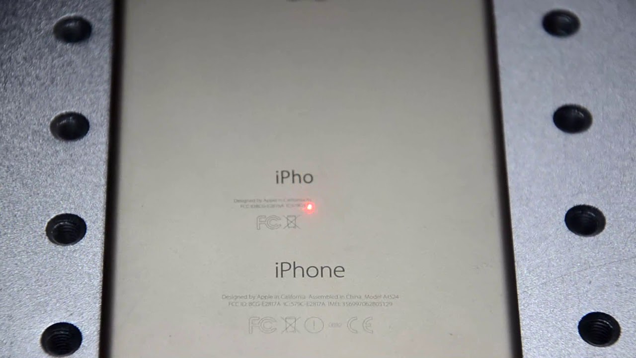 colorul laser marking machine/iphone marking by mopa laser - YouTube