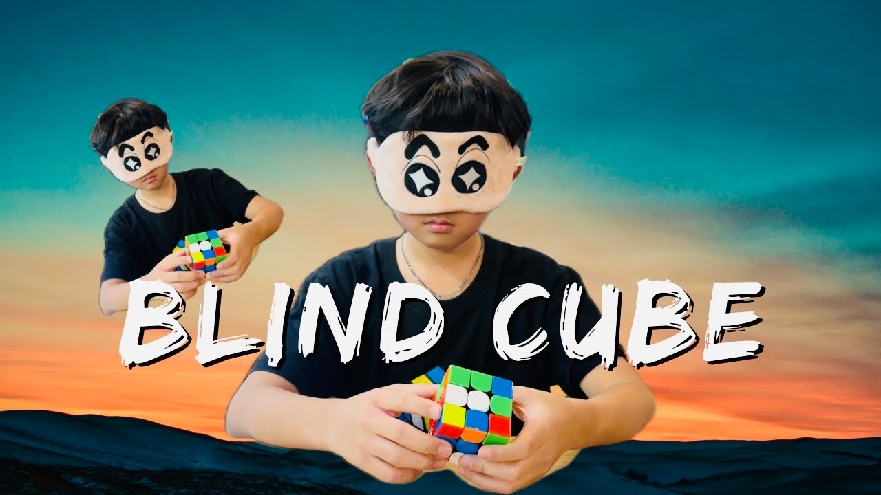 10age Solemn JJANGU Blind 3x3 Cube practice - YouTube