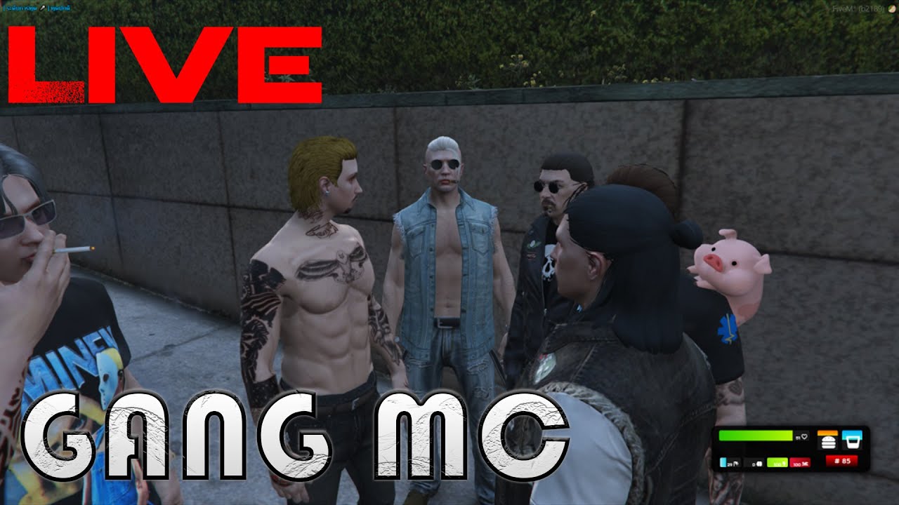 gta v roleplay (LIVE 1) : ปะทะเดือด mc คลั่ง #nobi city - YouTube