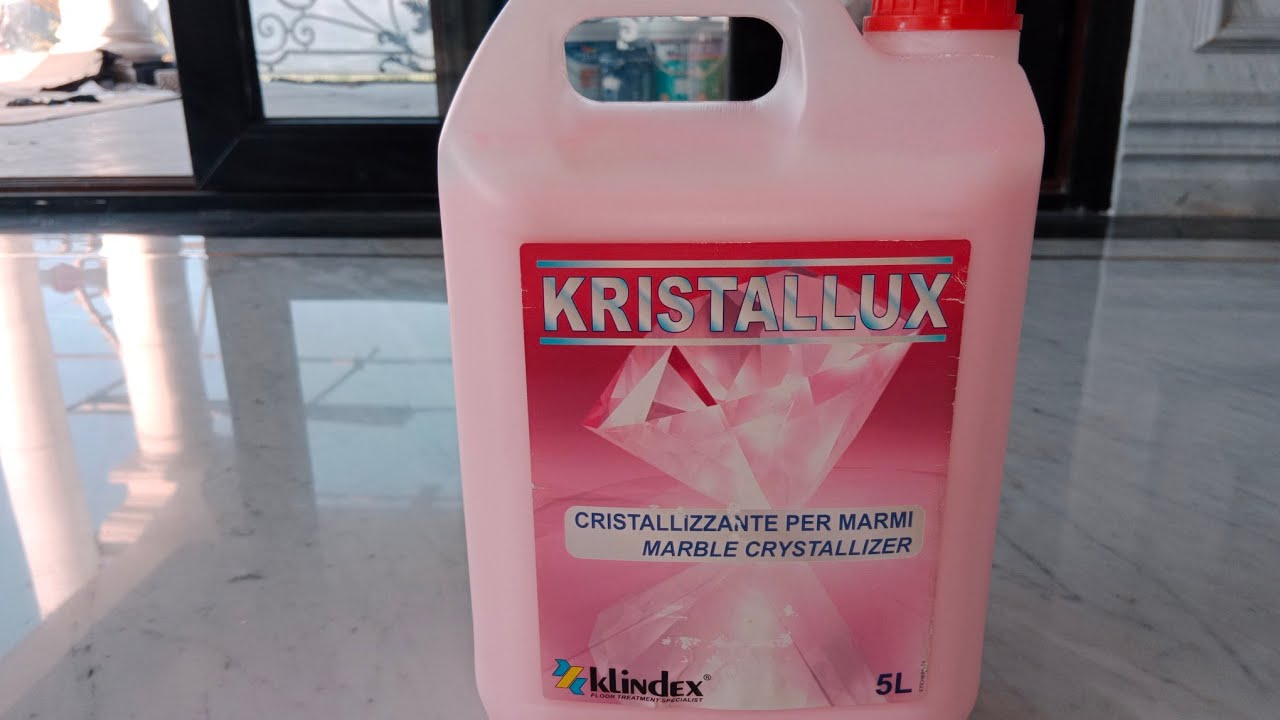 Klindex Kristallux For Marble & Terrazzo Crystallization - YouTube