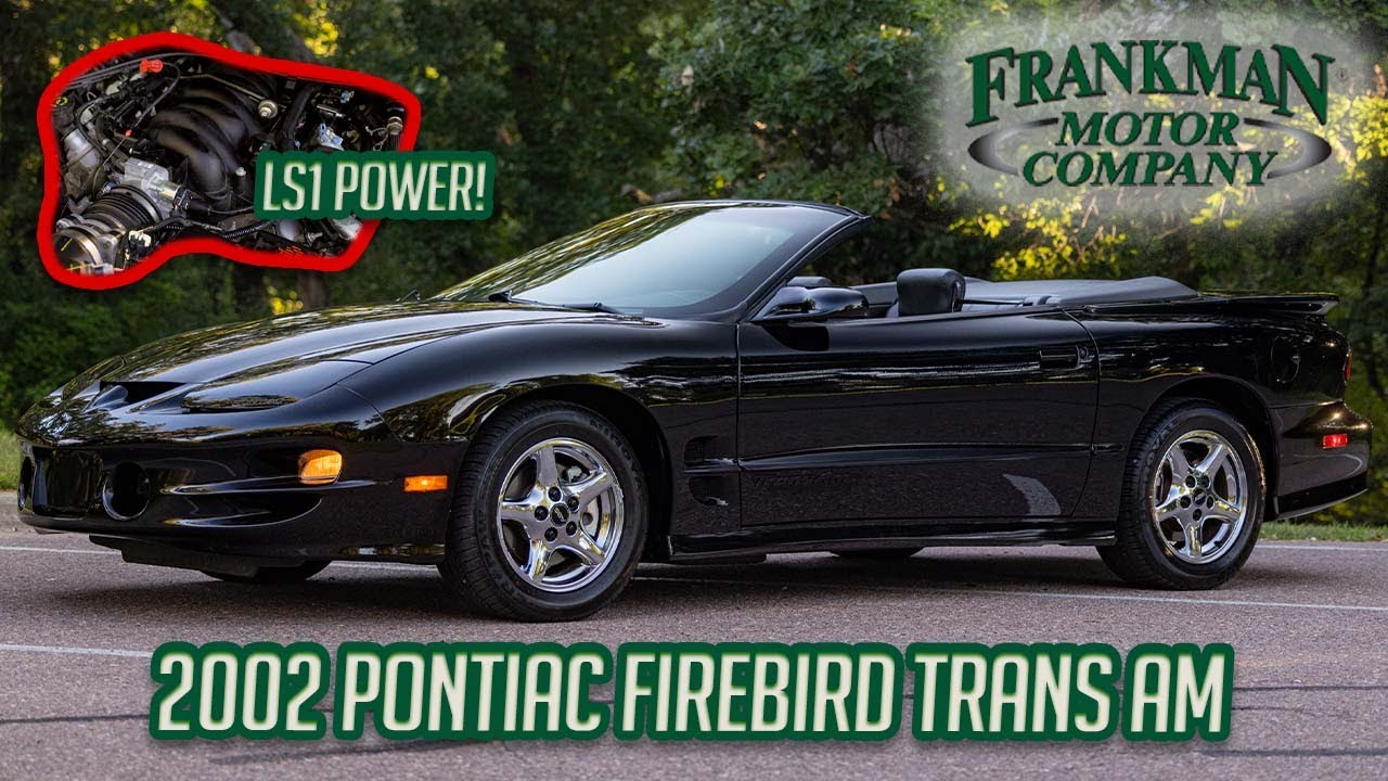 2002 Pontiac Trans Am Convertible | Final-Year LS1 V8 Muscle Car | 23k ...