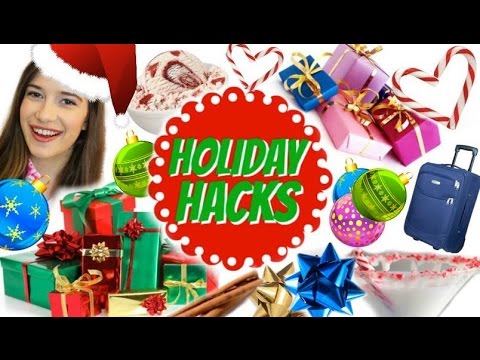 10 Holiday Life Hacks Everyone NEEDS To Know!!!! - YouTube