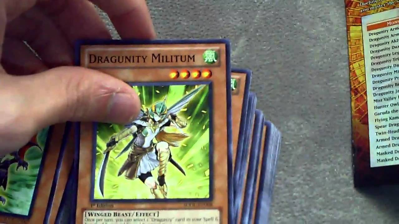 Yugioh Dragunity Legion Structure Deck Opening 3 days Early?! - YouTube