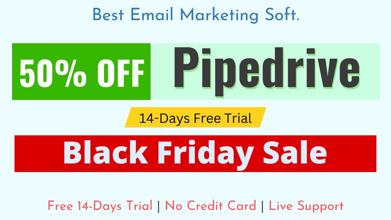 50% OFF Pipedrive Black Friday Sale 2023 - YouTube