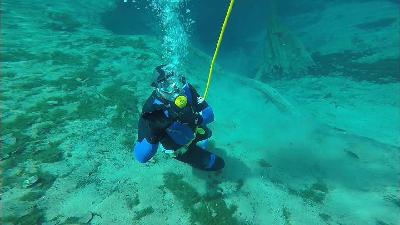 Jeremy and I Snuba diving at Morrison Springs August 2022 - YouTube