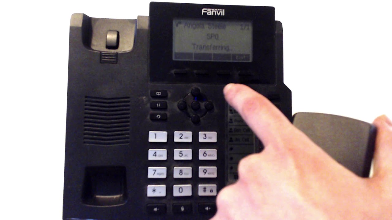 How to Use a Fanvil Phone - YouTube
