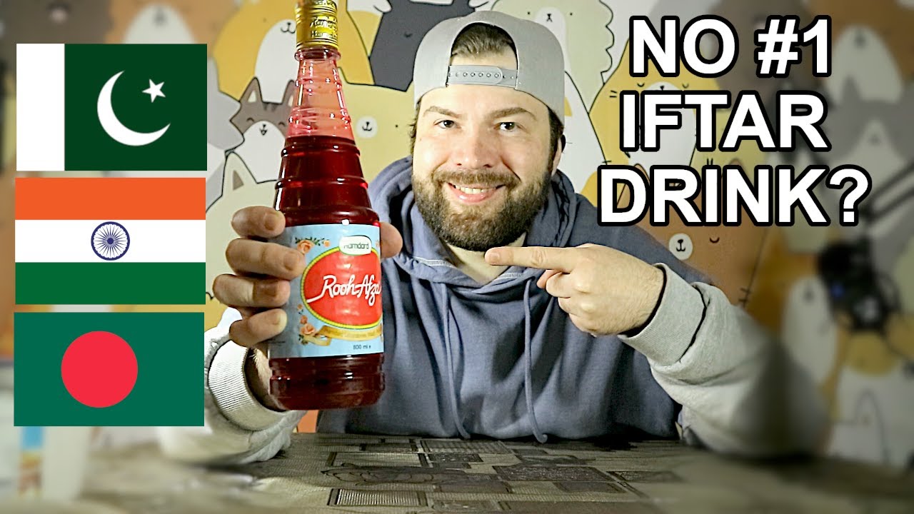 🇵🇰🇮🇳🇧🇩 Gora trying Rooh Afza - Iftar drink in Pakistan, India and ...