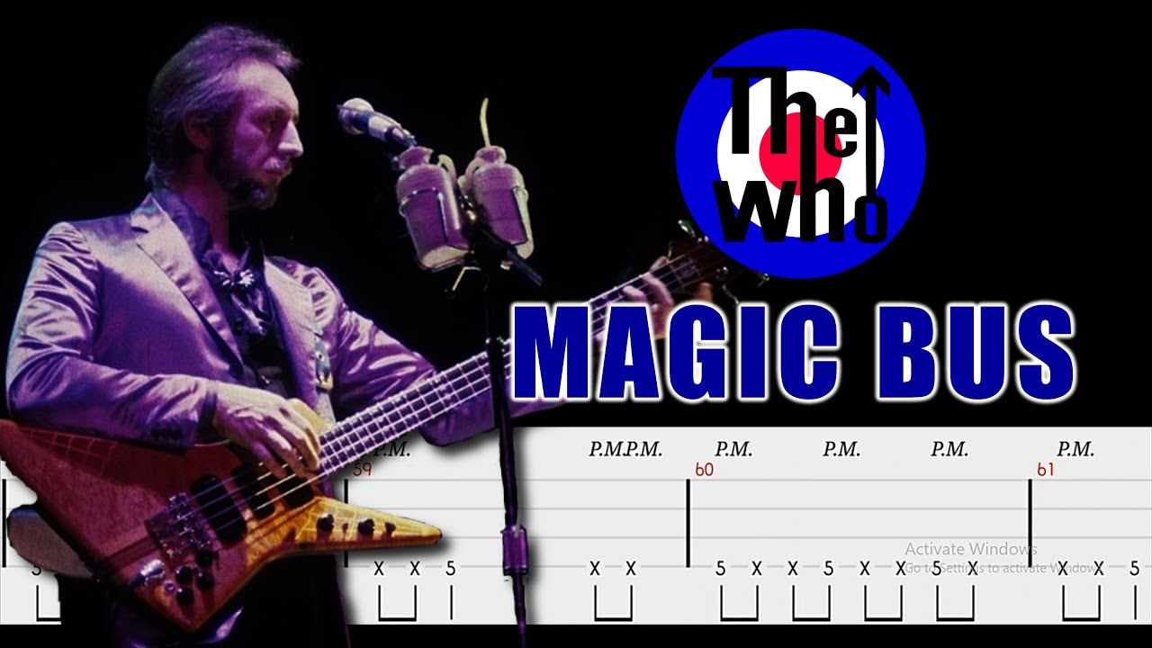 The Who - Magic Bus (Bass Tabs + Tutorial) By John Entwistle - YouTube