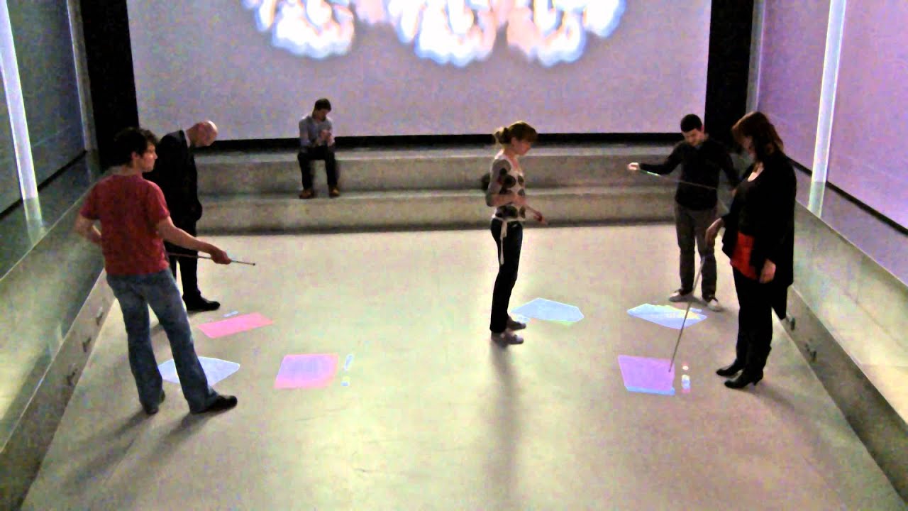 TRACES - Interactive Floor Installation - YouTube