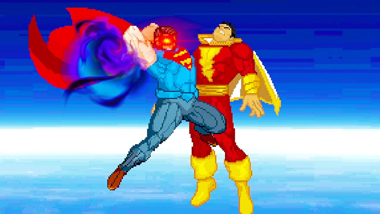 SUPERMAN! vs SHAZAM! Ultimate HYPER INSANE EPIC FIGHT! - YouTube