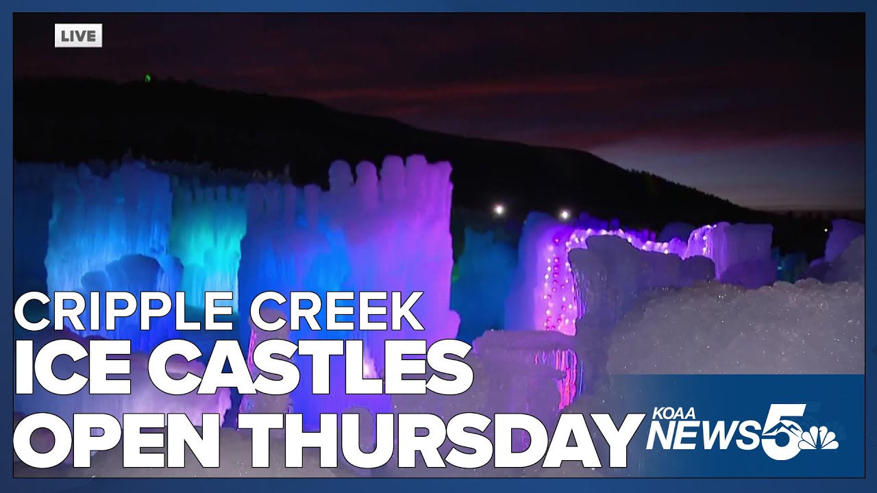 How Crews Build The Ice Castles, Plus Preview Inside - YouTube