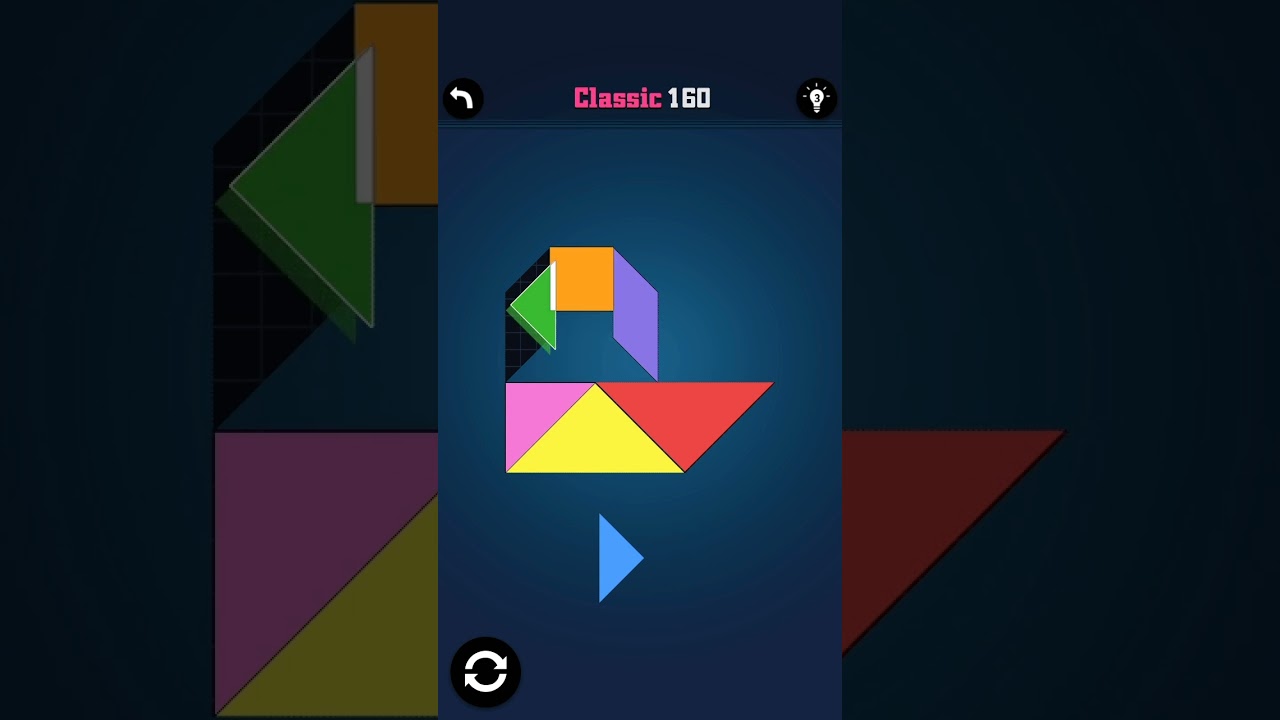 Tangram king puzzle gameplay #Shorts - YouTube