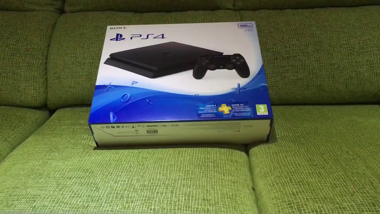 UNBOXING PlayStation 4 SLIM 500GB - YouTube