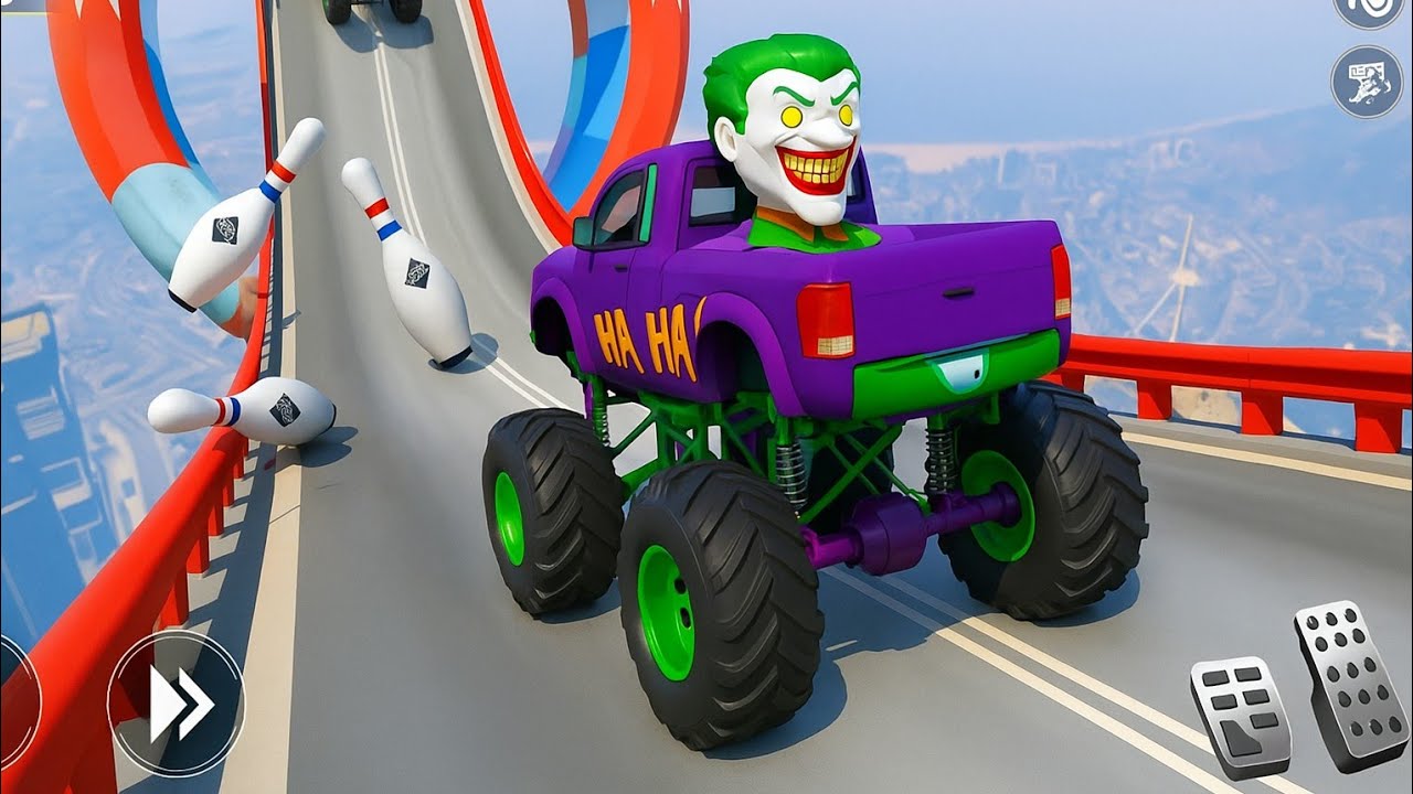 Joker Monster Truck Racing – High Speed & Insane Stunts - YouTube