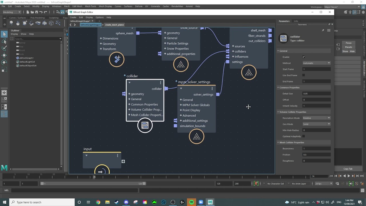 Bifrost in Maya - Snow Basics - YouTube