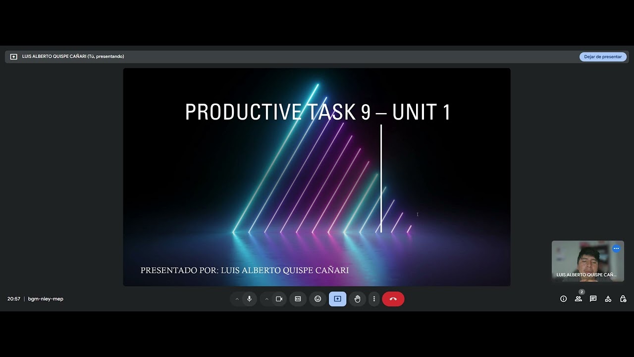 PRODUCTIVE TASK 9 – UNIT 1 - YouTube