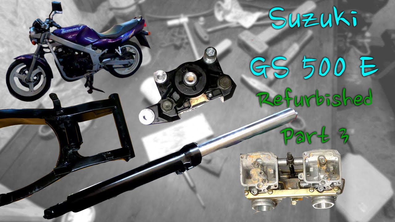 Refurbishing a neglected Suzuki GS 500 E | Part 3 - Carb, Brakes, Fork ...