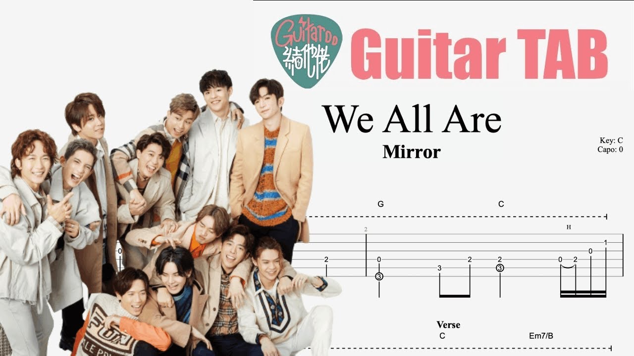 Mirror - We All Are [結他獨奏譜] Guitar TAB (Fingerstyle solo) - YouTube