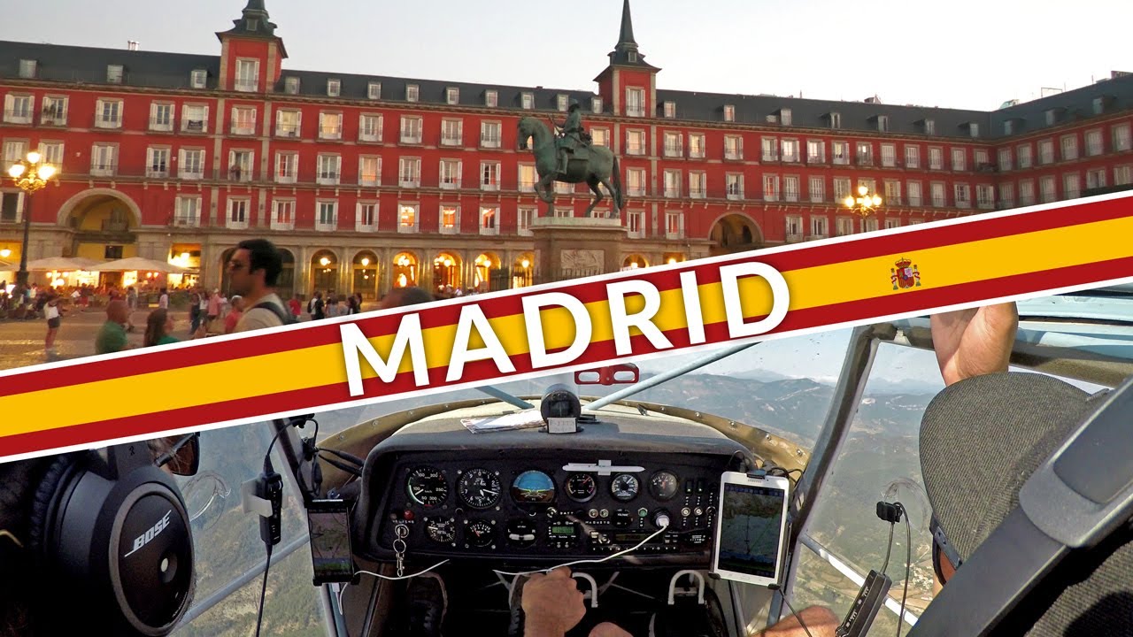 Destination Madrid, Vol en ULM France-Espagne - YouTube
