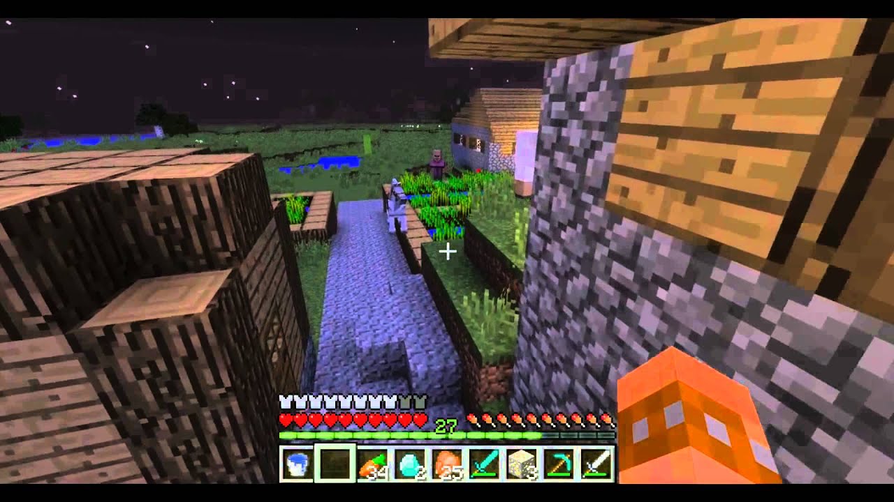 Minecraft | "DEFEND THE VILLAGE!" | Minecraft Survival Part 24 - YouTube