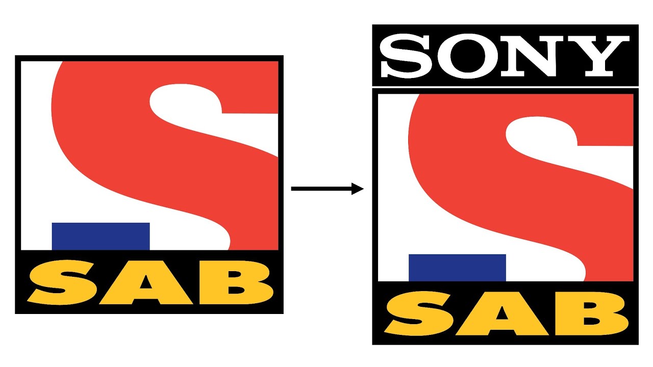 Sony Sab/Sab TV old logo transition from without Sony to with Sony logo ...