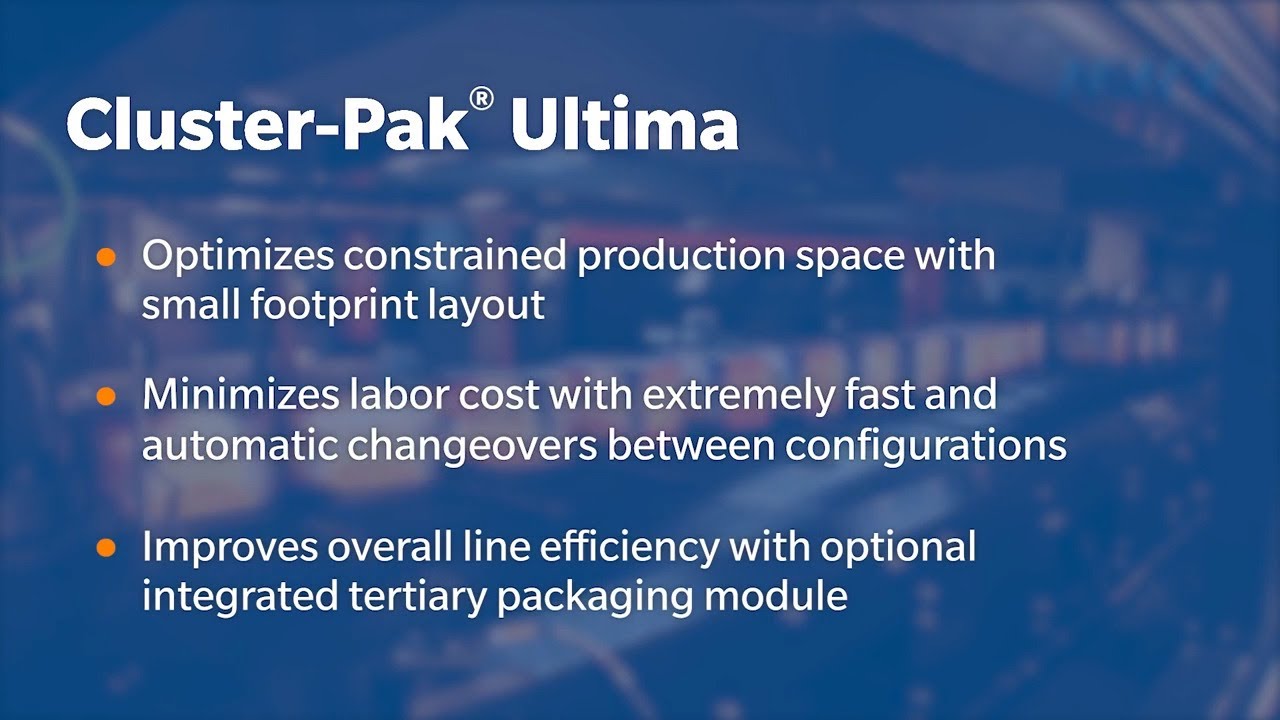Cluster-Pak® Ultima - Beverage Packaging System | WestRock - YouTube