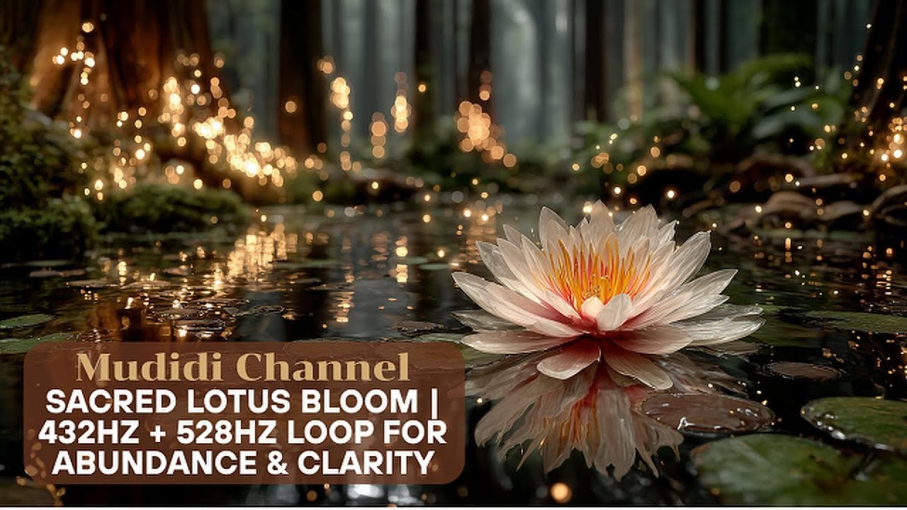 Sacred Lotus Bloom | 432Hz + 528Hz Meditation Music for Wealth, Focus ...