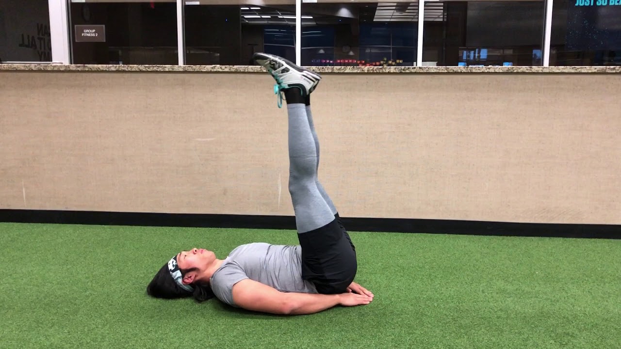Lying Leg Lifts - YouTube