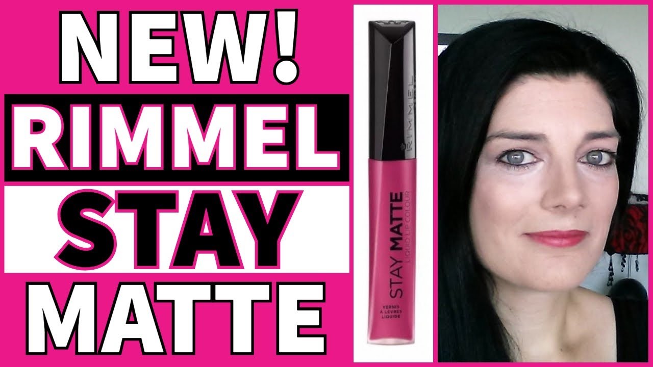 Rimmel Stay Matte Liquid Lip Color Review - YouTube