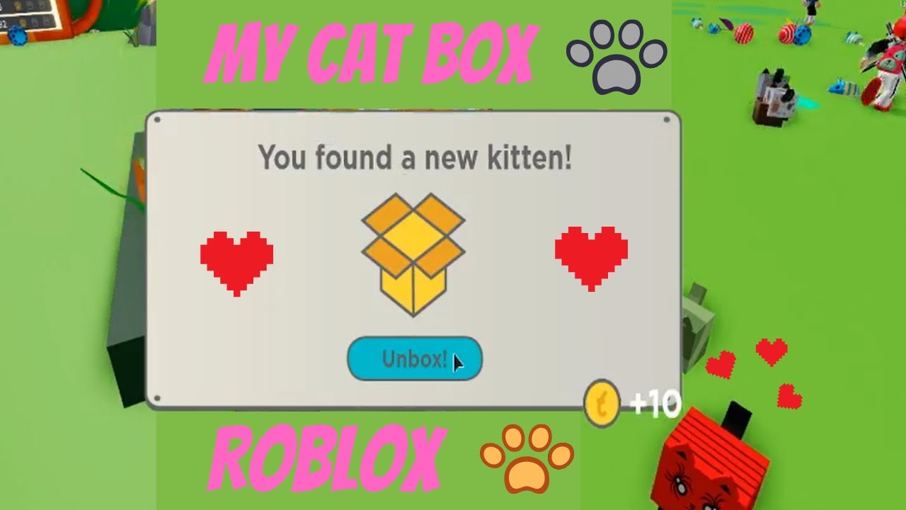 My Cat box roblox - YouTube