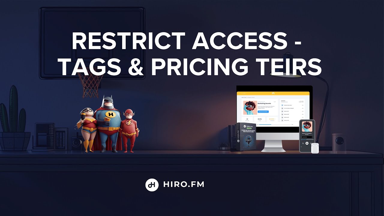 How to restrict episode access using tags & pricing tiers - YouTube
