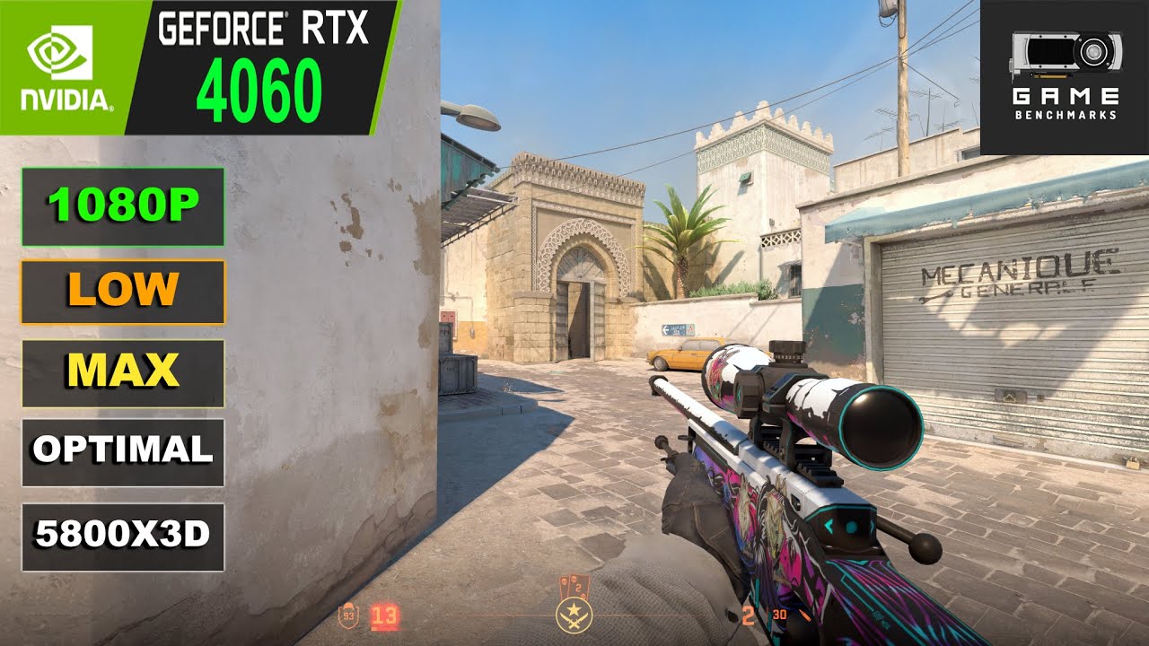 RTX 4060 | Counter Strike 2 Performance Review -1080P - YouTube