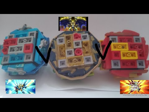 Lego mirage fafnir vs super Hyperion and king helios - YouTube