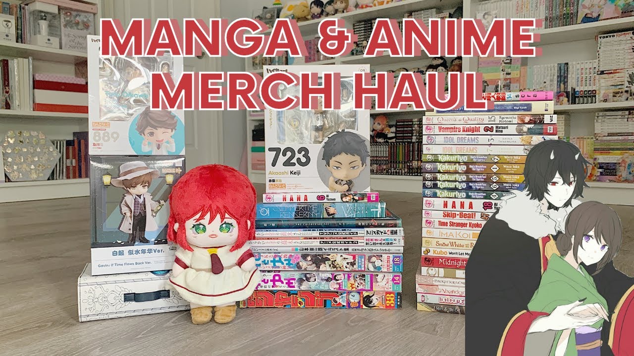 manga & anime merch haul // october 2022 - YouTube