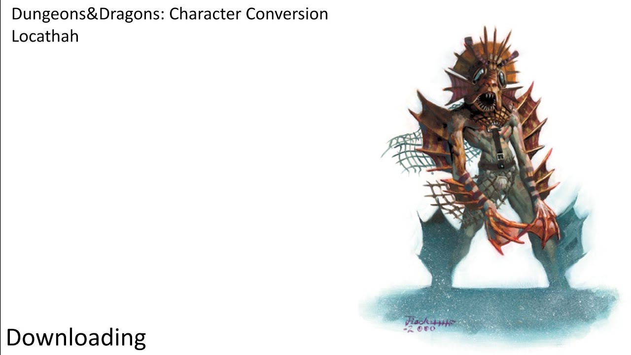 D&D Character Concept: Locathah [The Gill-man] (More than just simple ...