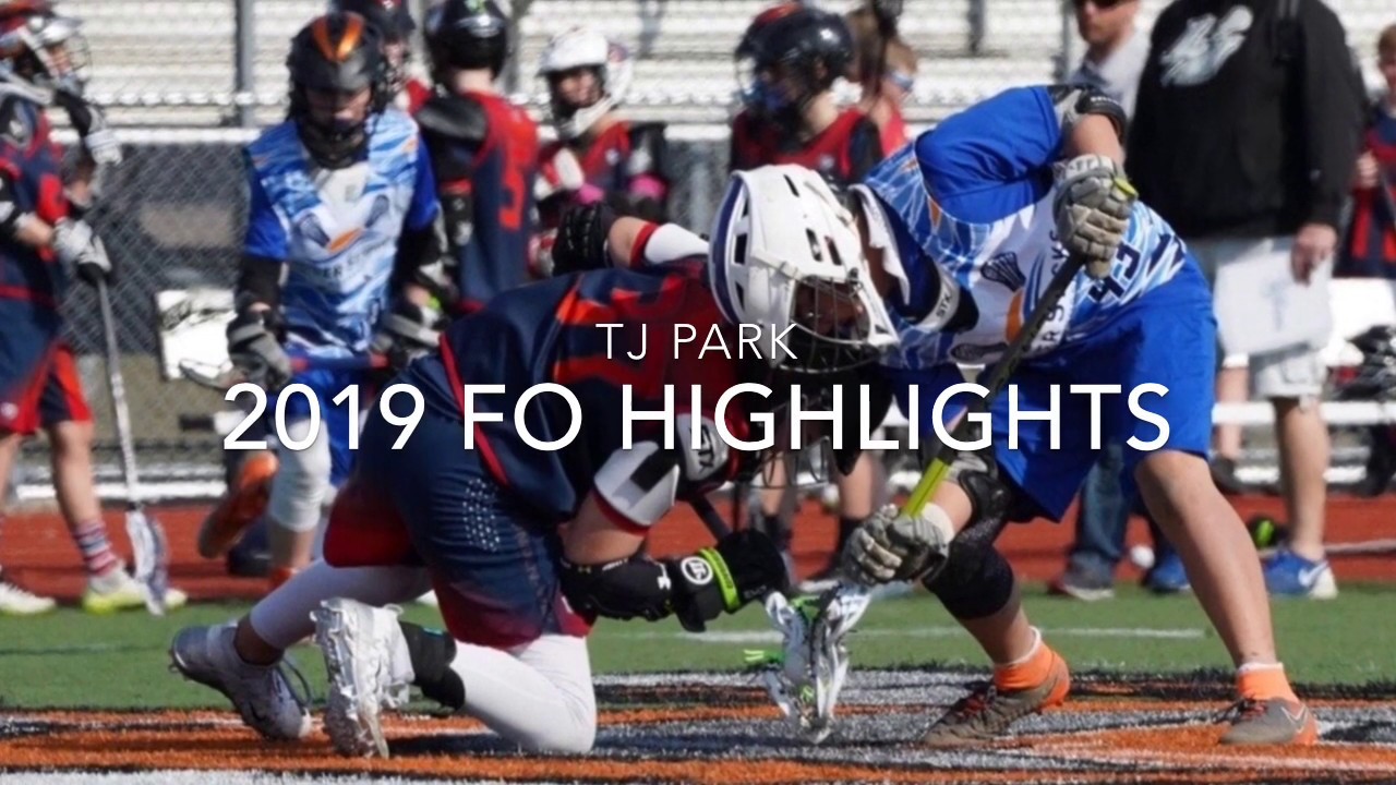 TJ Park Faceoff Highlights 2019 - YouTube